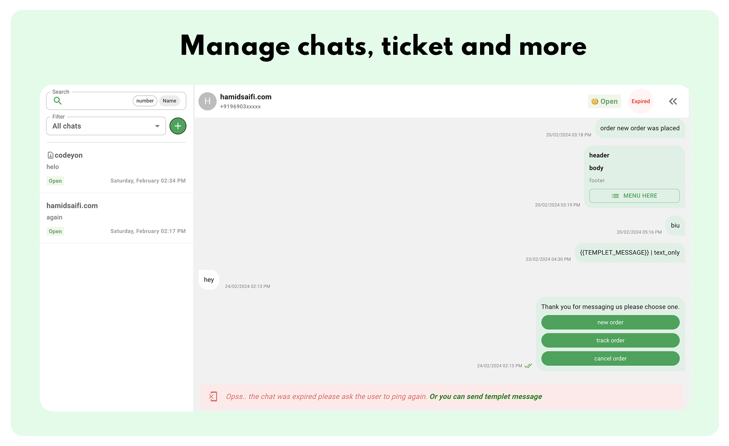 Online Chat CRM