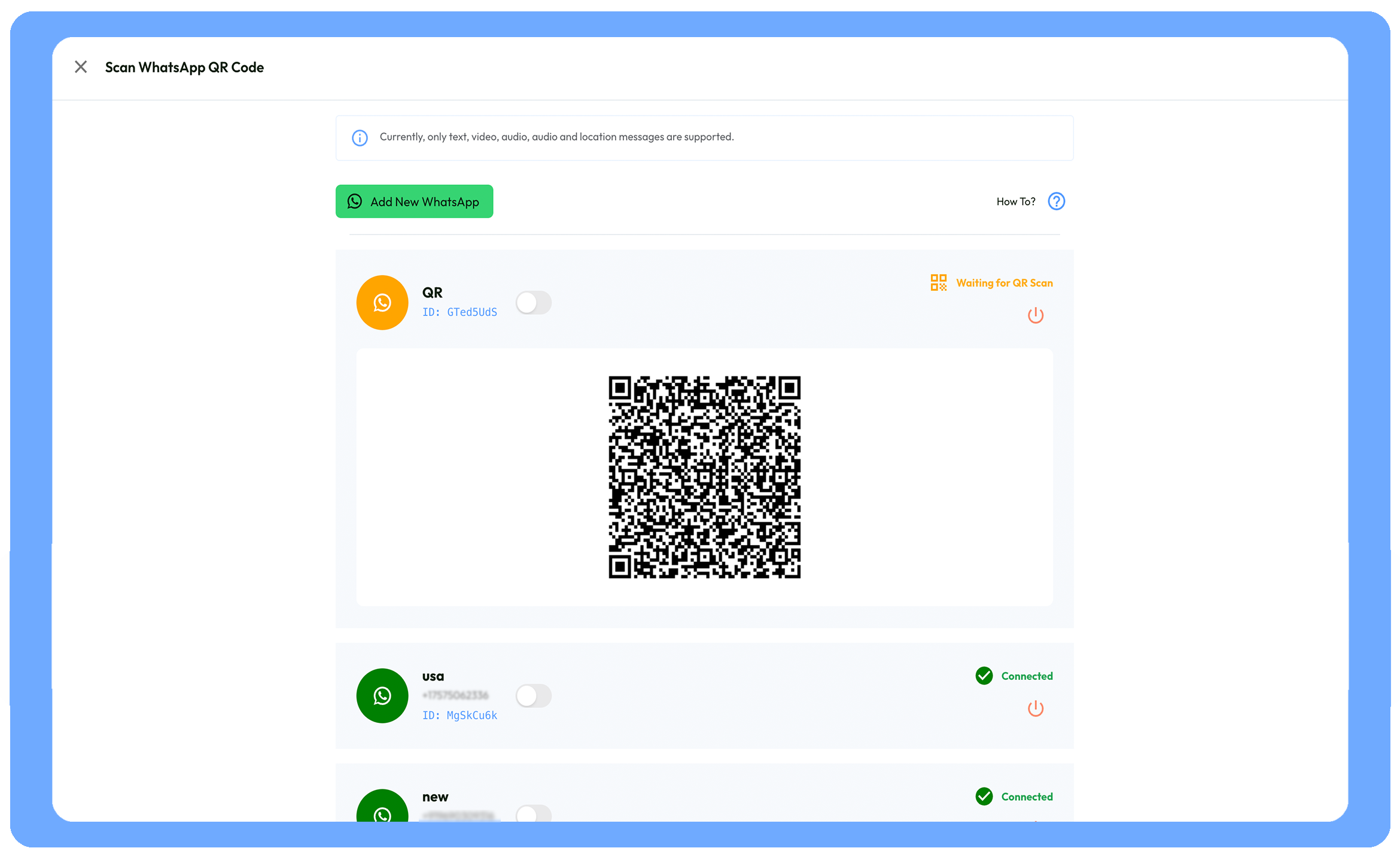 WhatsApp Login QR
